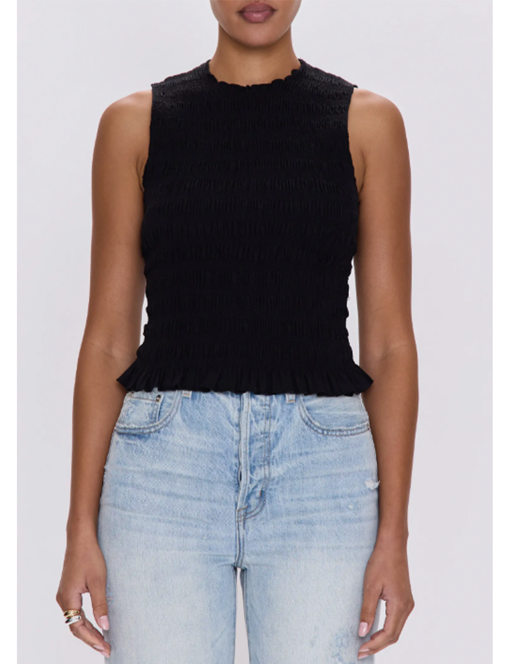 Phoebe Tank, Noir – Punch Clothing