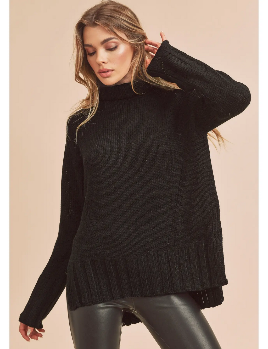 Danica Sweater, Black – Punch Clothing