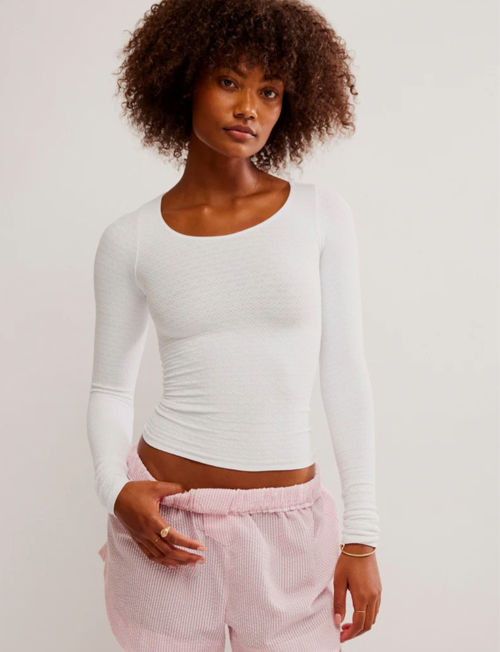 Love Letter Long Sleeve, White – Punch Clothing