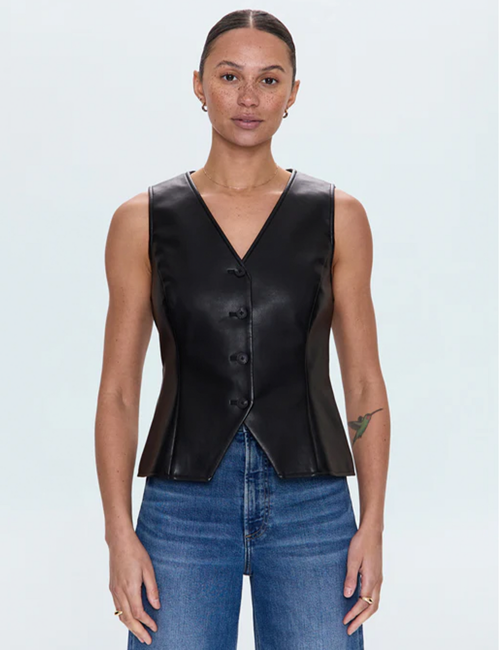 Danica Vest, Onyx – Punch Clothing