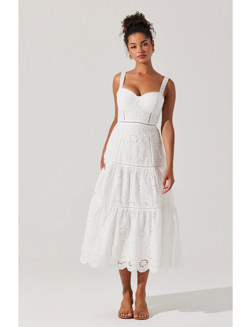 Pellagia Dress, White – Punch Clothing