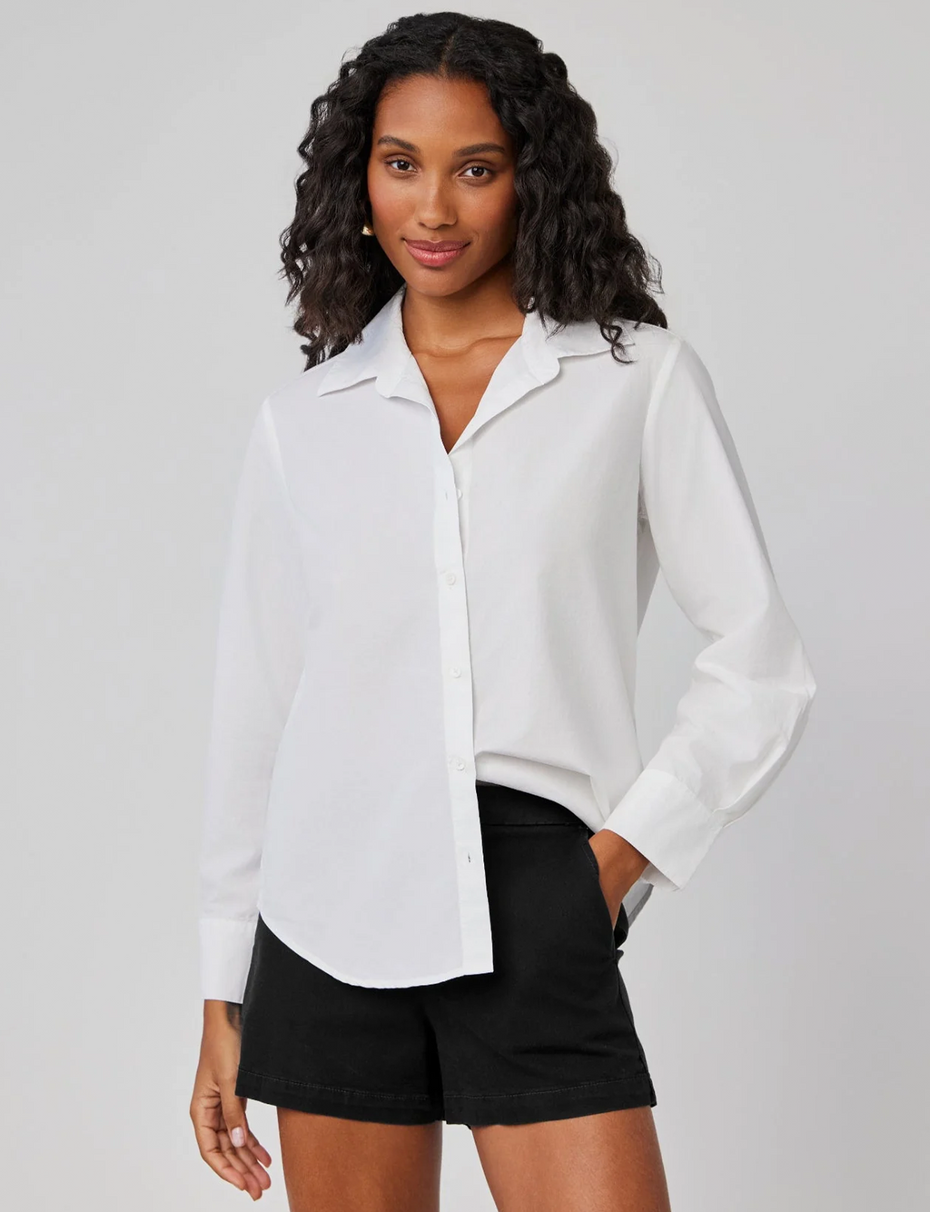 Clean Wide Shirt, White – Punch Clothing