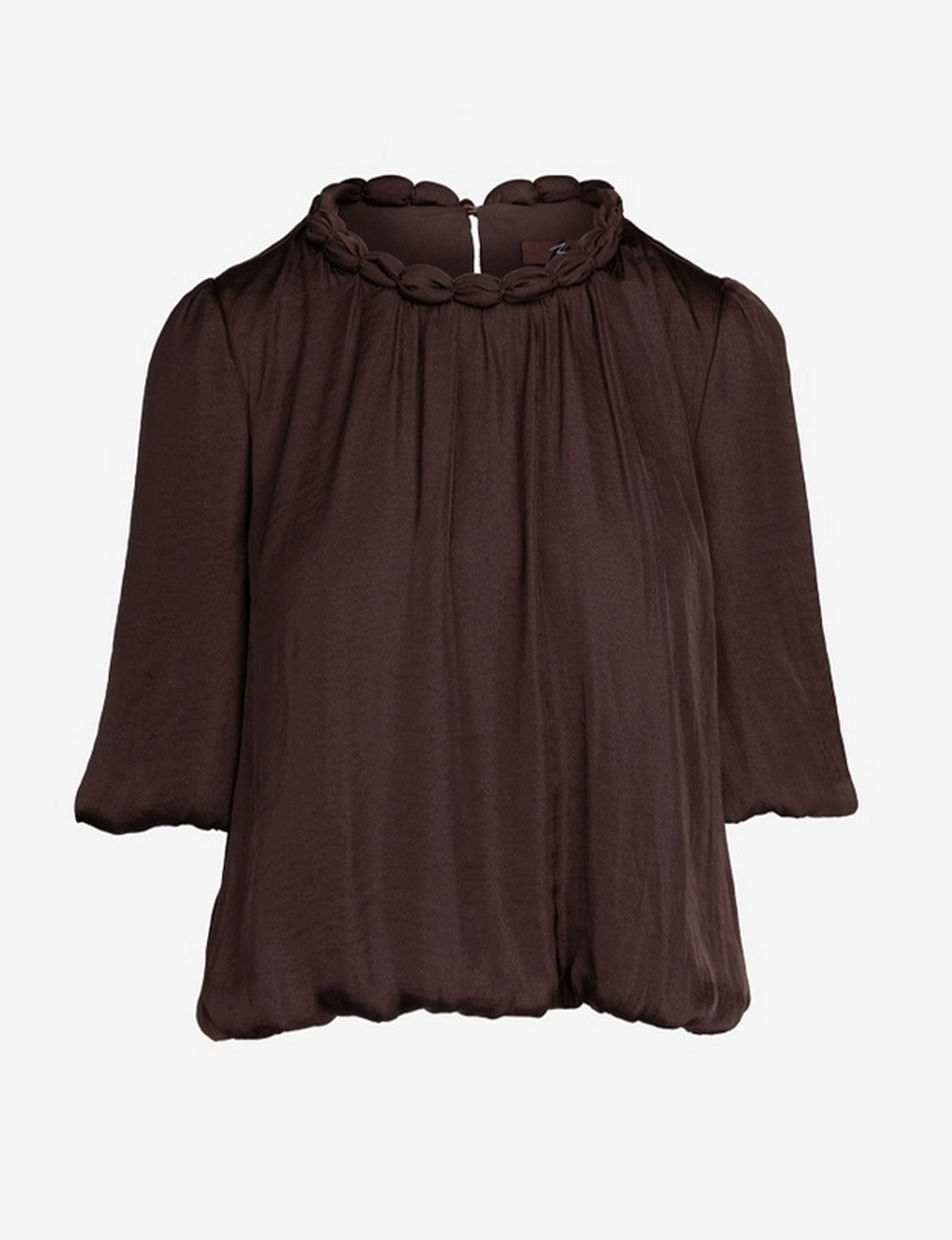 Billowy Blouse, Chocolate – Punch Clothing