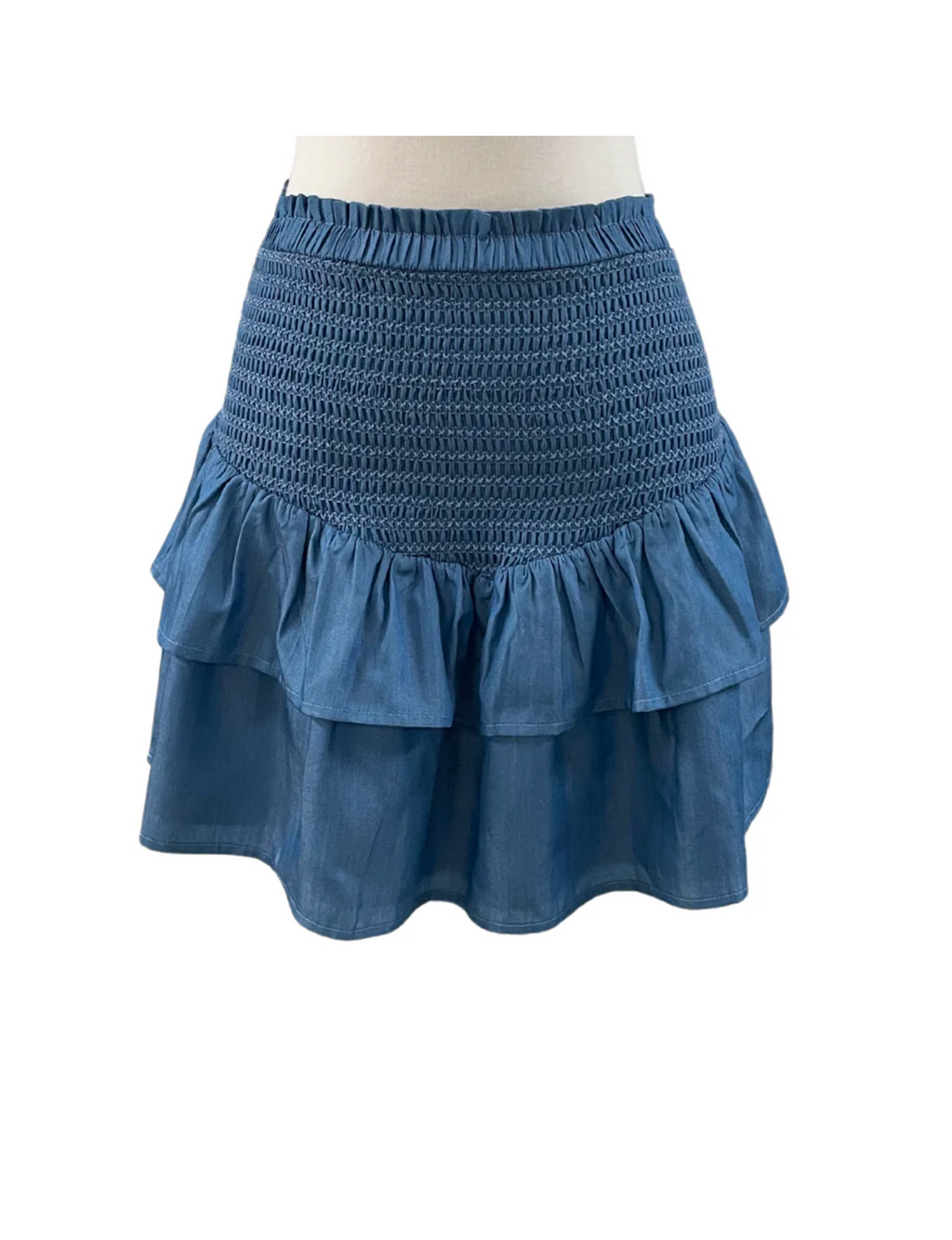 Lora Skirt, Denim – Punch Clothing