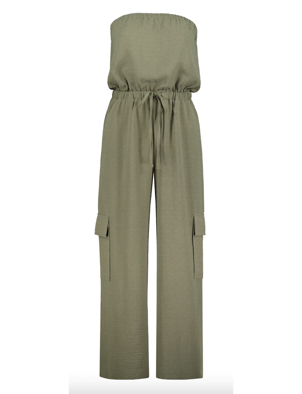 Renee Cargo Jumpsuit, Olive – Punch Clothing