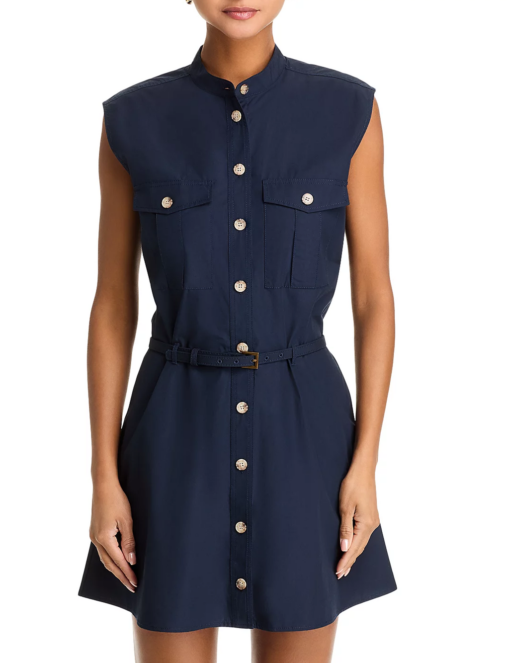 Safari Dress, Navy – Punch Clothing